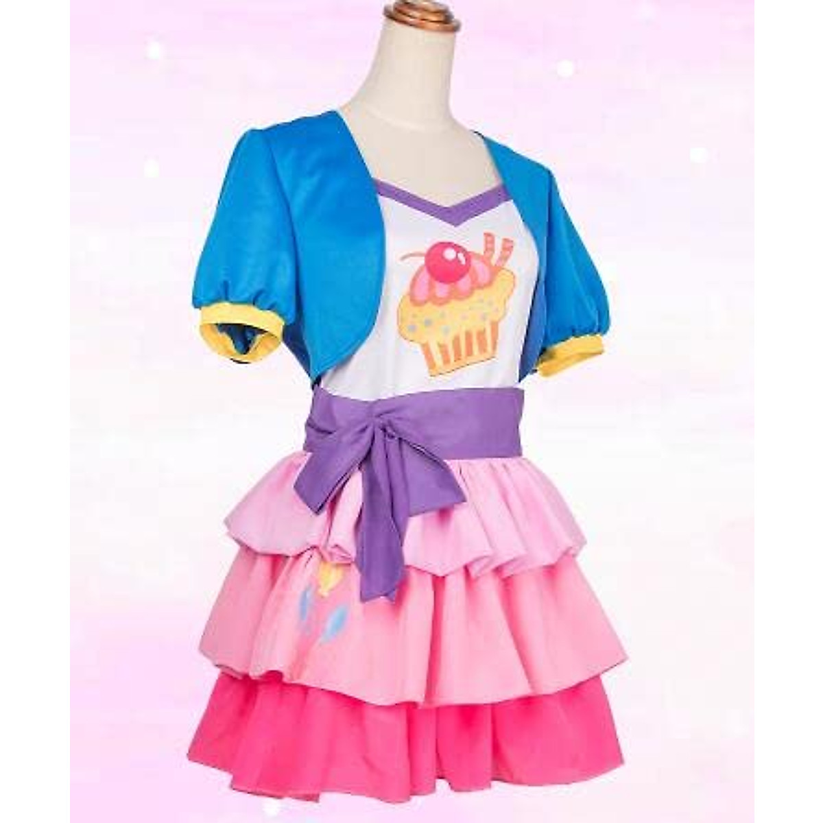 Sshine2022 Pinkie Pie Costume for Cosplay Women Men festival Outfit Halloween Christmas Carnival Party Uniform (Female M)