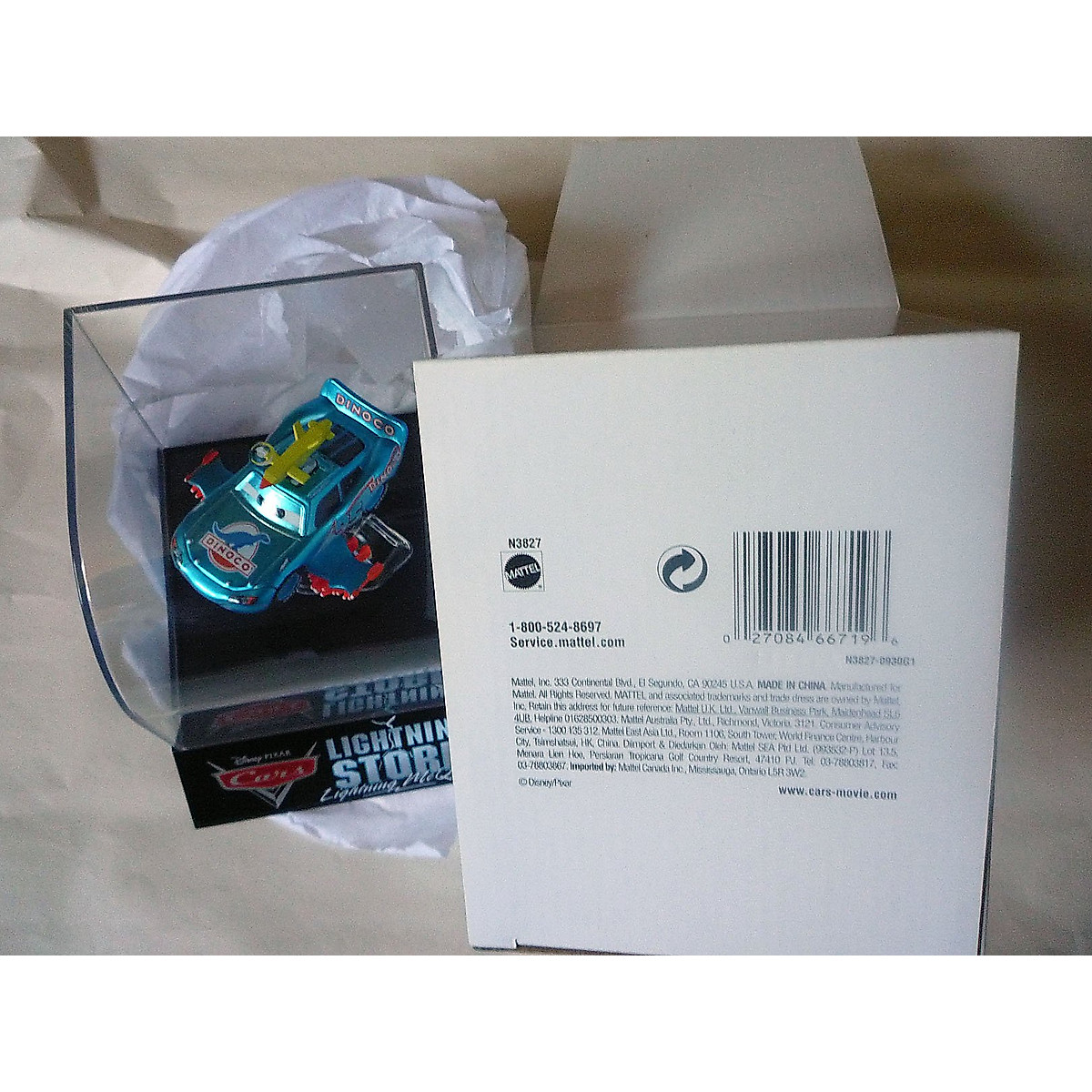 World Of Cars 2008 SDCC Exclusive and gt; Lightning Storm McQueen Vehicle