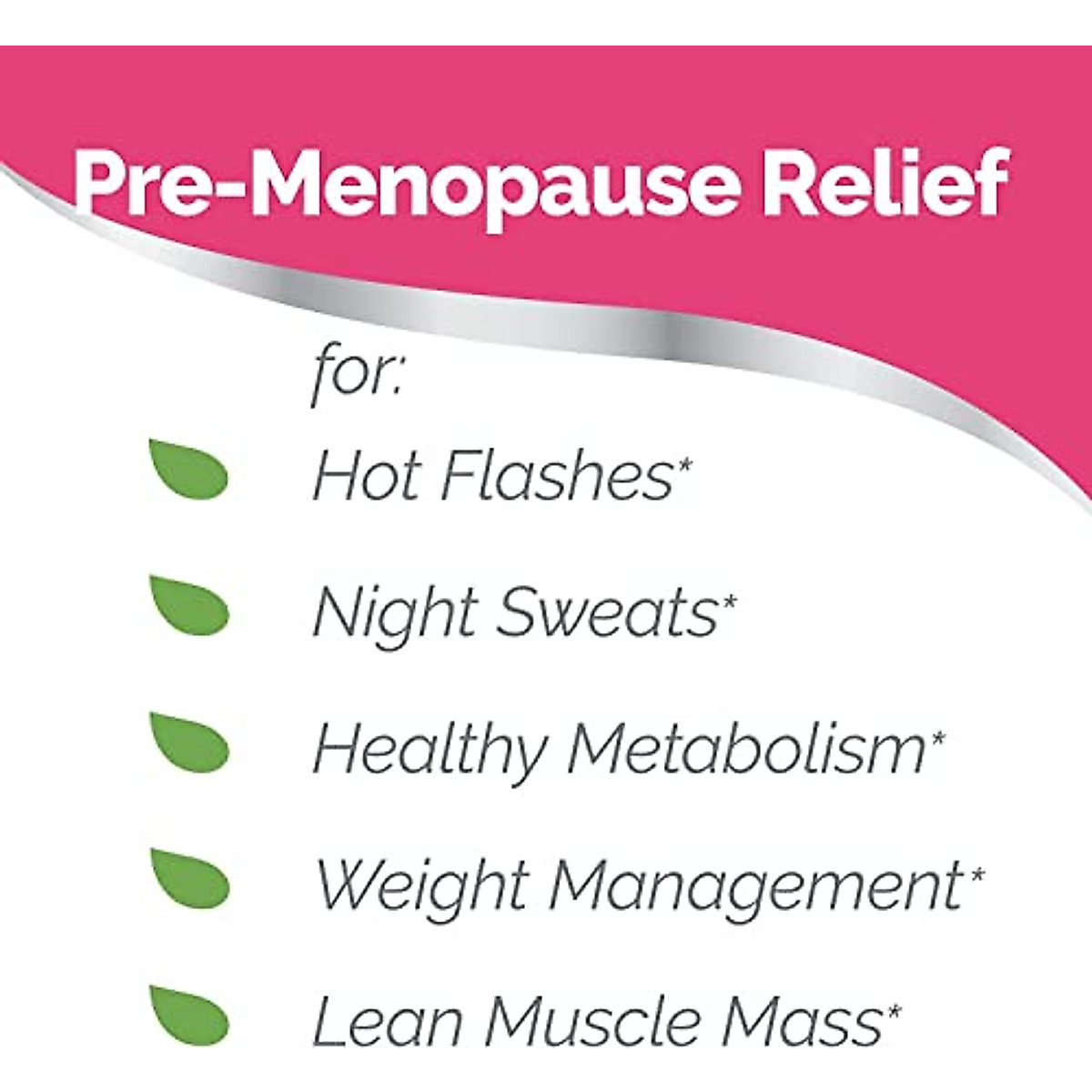 Estroven Pre-Menopause Relief, 30 Ct., Clinically Proven Ingredients, Provides Menopause Relief plus Night Sweats & Hot Flash Relief, Drug-Free or Estrogen Free