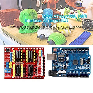 USB Interface Practical High Quality CNC Shield Stepper Driver, Compatible Expansion Board Kit, for