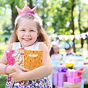 Wowfit 40 CT Party Bags – Assorted Party Favor Bags – 40 Goodie Bags in 4 Colors – Perfect for Birthdays, New Years, Graduations, Anniversaries, and More – 6.8 x 10 Inch Birthday Bags