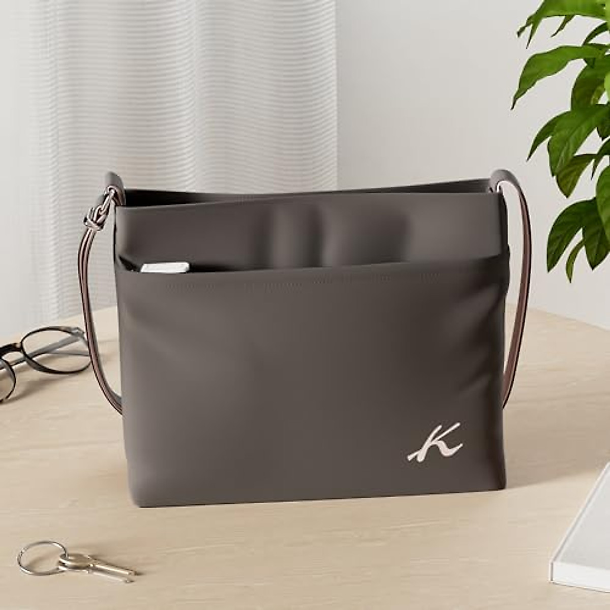 Kitamura R-0702 Crossbody Shoulder Bag, Chocolate/Pink [Brown] 62721, One Size