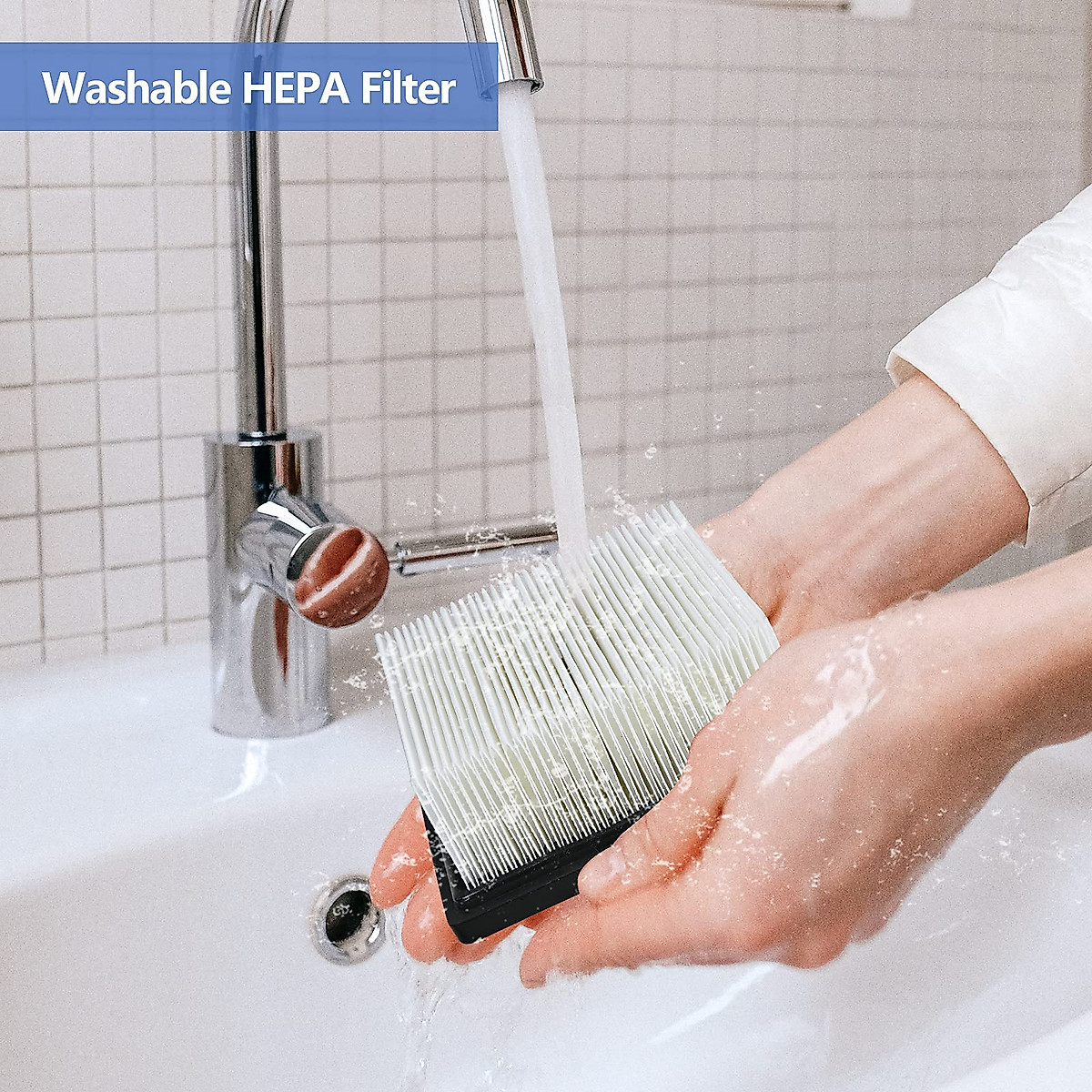 COSTWAY Wet Dry Vacuum Cleaner, 4 Peak HP 2.7 Gallon CRA Vacuum with Blower, Attachement, Rechargeable Battery, Portable Shop Vacuum Cleaner for Workshop, Car, Garage, Home (Blue)