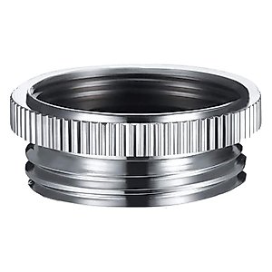 AVAbay GHAF Male 3/4" GHT to Female G1/2"-14T - Garden Hose to Faucet Diverter - Chrome Plated Solid Brass, Female to Male Adapter Fitting for Sink Tub Faucet, Water Filter System