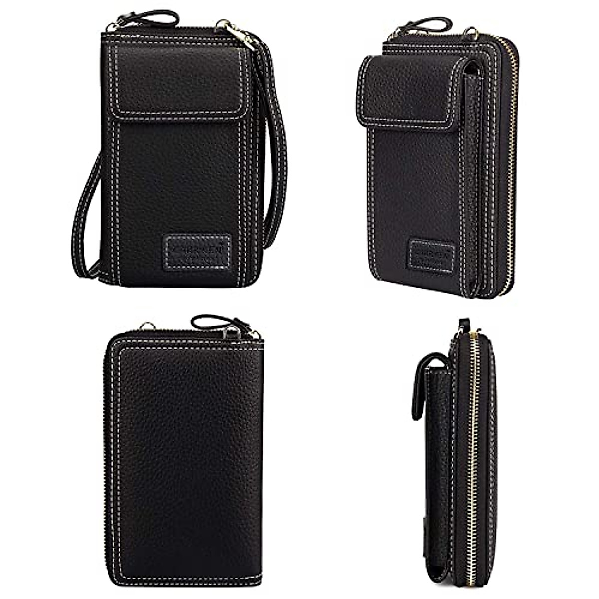 Valentoria Womens Crossbody Bag Cell phone Wallet Small Shoulder Purse Leather Card Handbag