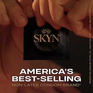 SKYN Extra Studded – 22 Count – Lubricated Latex-Free Condoms – Unique Texture Intensifies Every Moment​