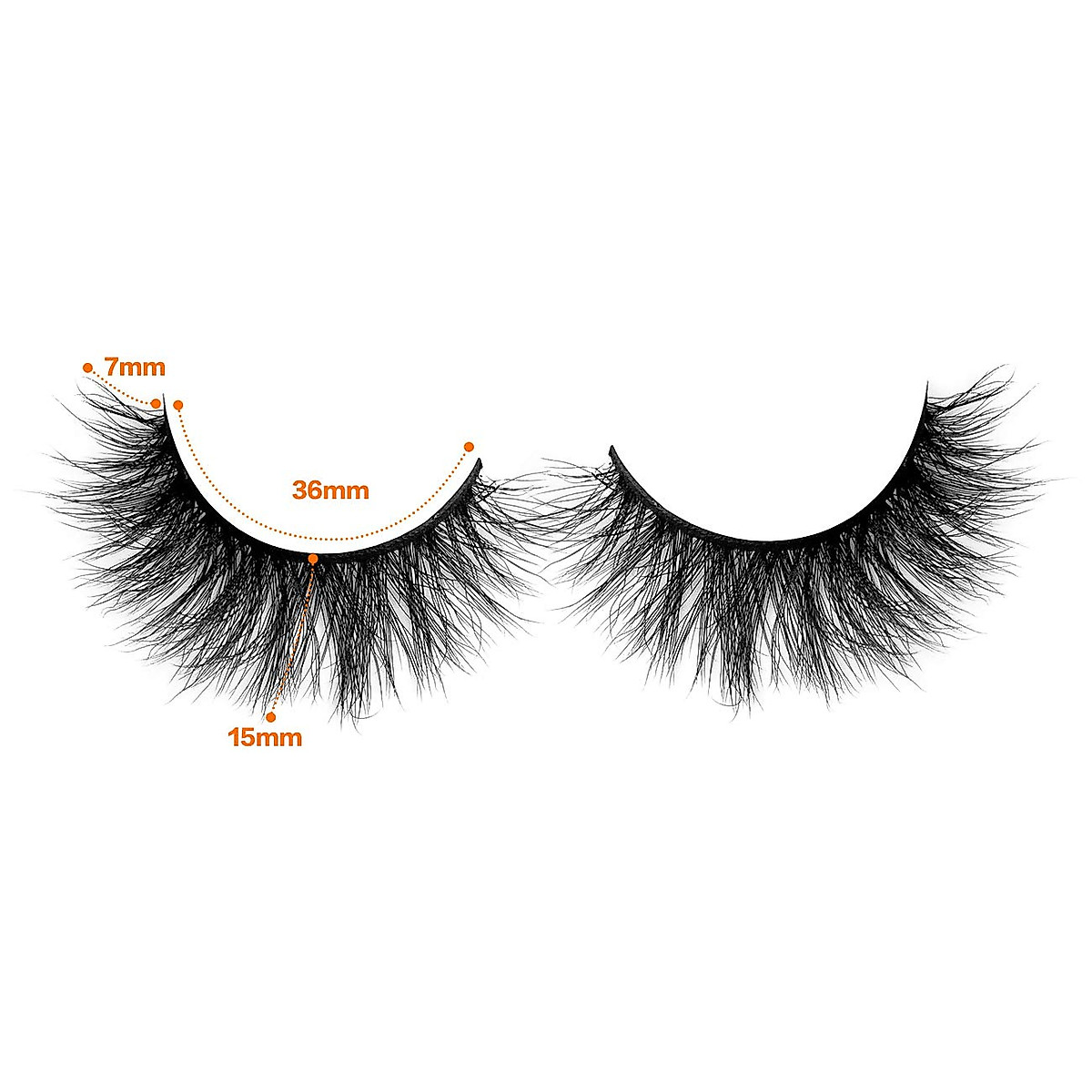 ALICROWN Faux Mink Lashes Pack 3D Volume Natural Fluffy Wispies Cross False Eyelashes
