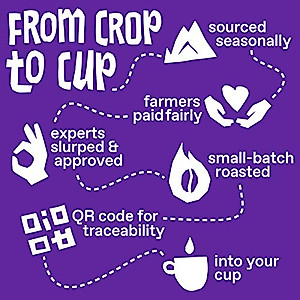 Ethical Bean Fairtrade Organic Coffee, Lush Medium Dark Roast, Whole Bean Coffee (12 Oz Bag), Lush Medium Dark Roast, 0.75 Lb