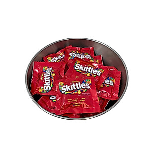 Skittles Original Flavor Candy Coated Fruit Chew Fun Size 1 Lbs Individually Wrapped Bulk Party Assortment 25+ Bite Size Mini Packs In Resealable Bag (16 Oz)
