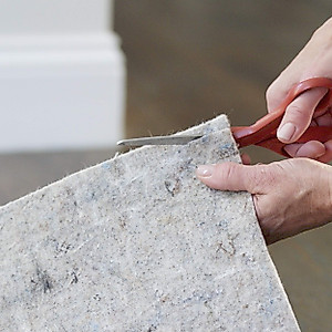 RUGPADUSA - Basics - 4'x6' - 3/8" Thick - 100% Felt - Protective Cushioning Rug Pad - Safe for All Floors and Finishes Including Hardwoods