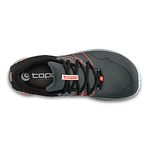 Topo Athletic Women's Runventure 4 Comfortable Lightweight 1MM Drop Trail Running Shoes, Athletic Shoes for Trail Running, Grey/Cloud, Size 9.5