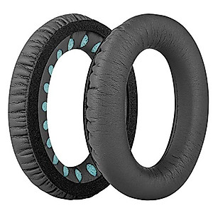 Geekria Replacement Ear Pads + Headband Cover for Bose SoundTrue Around-Ear, AE2, AE2i, AE2w Headphones Headband + Replacement Earpads, Headset Ear Cushion Repair Parts (Dark Grey)