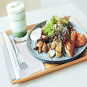 2 Ply White Lunch Napkins Disposable Four Fold Luncheon Paper Napkins 12.9" X 12.9" unfolded 100 Count every day use RosyDecor