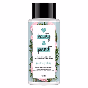 Love Beauty Planet Positively Shiny Conditioner, Indian Lilac Clove Leaf, 13.5 fl oz