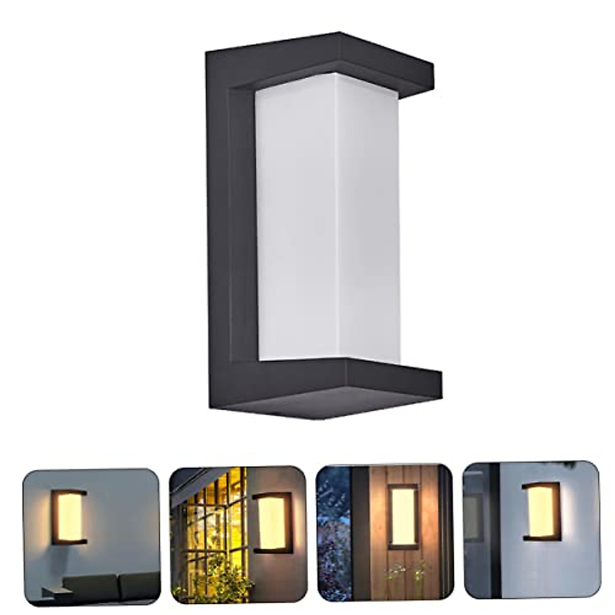 Uonlytech Garden Wall Light Exterior Outdoor Wall Lights Outdoor Sconces Wall Lighting Outdoor Landscape Lights Landscape Lights for Lawn Bathroom Night Light LED Wall Lights Yard Light LED