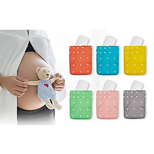 Kawaii Adult Diaper Liner Booster Pad Insert, Highly Absorbent Reusable Cloth Diaper Pads, Oversize 4-Layer (19 x 7.5) Pack of 5