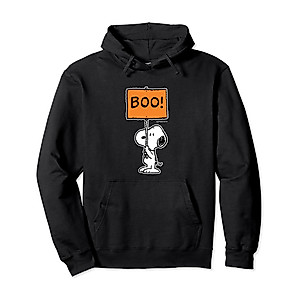 Peanuts - Halloween - Snoopy Boo Sign Pullover Hoodie