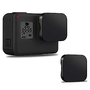 FiTSTILL [6 PCS] Screen Protector for GoPro Hero 7(Only Black)/Hero HD(2018)/Hero 5/Hero 6, Ultra Clear Tempered Glass Screen Protector + Lens Protector + Lens Cap Cover Accessories