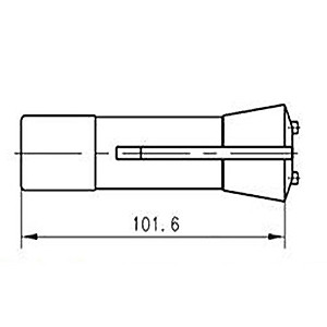 HHIP 3900-1611 5C Emergency Collet Steel, 1/16"