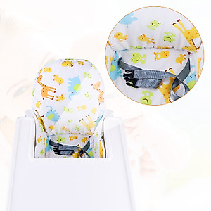 twoworld High Chair Cushion for IKEA Antilop Highchair, Baby High Chair Seat Cover Liner Mat Pad Cushion for IKEA Antilop High Chair (Animal Pattern)