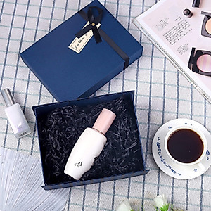 SHIPKEY Navy Blue 8x6x3 Groomsmen Proposal Box with Fill | Gift Boxes with Greeting Cards and Gift Bags