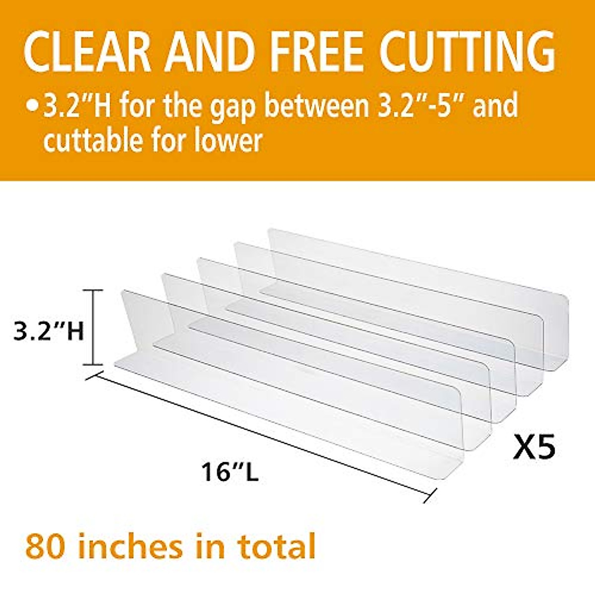 BOWERBIRD Clear Toy Blockers for Furniture - Stop Things from Going Under Couch Sofa Bed and Other Furniture - Suit for Hard Surface Floors Only