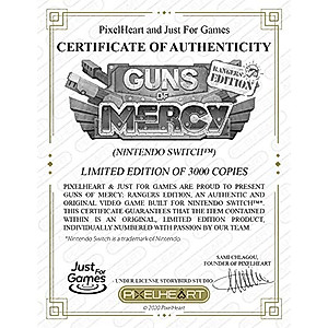 Guns Of Mercy Rangers - Edition Just Limited Switch