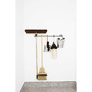 Monkey Bars Storage Mop & Broom 200-LBS Customizable Organizer Wall Mount