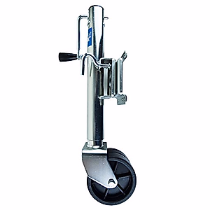 Jeremywell 2000lbs Trailer Jack with Double Wheel Swivel Tongue Twin Boat Towing 26" Length Lift