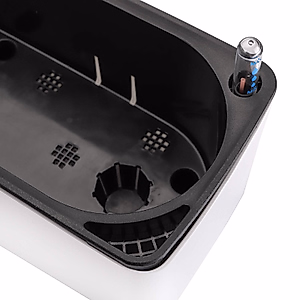 Fasmov 2 Pack Rectangle Self Watering Planter with Water Level Indicator, 16x 5.5 Inch Window Gardening Box, Decorative Planter Pot for All House Plants Flowers Herbs, Decorative Planter Pot