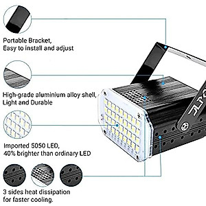 JLPOW Mini White Strobe Light,Super Bright 36 LED Strobe Lights for Party Sound Activated Strobe Lights,Best for Parties Club Disco KTV Bar Halloween Xmas Show (No Remote)