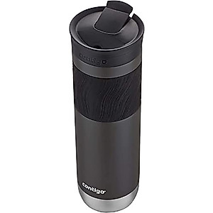 Contigo Byron SnapSeal 2.0 Stainless Steel Insulated Travel Mug - 24 oz - Leakproof SnapSeal Lid, Non-Slip Grip - Great for On the Go to Keep Drinks Hot or Cold - Ideal for Coffee and Tea, Sake