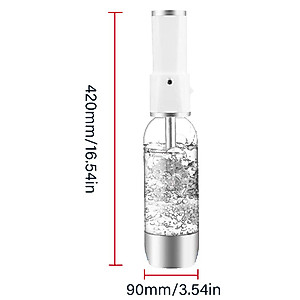 Portable Siphon Manual Bubble Water Sodas Machine Mini Carbonated Soft Drink Juice Soda Maker Spritzers for Home Bar Travel Use
