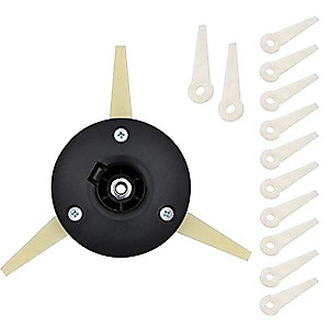 Ketofa 4002 710 2189 Trimmer Head Compatible with Polycut 20-3 Trimmer Head,with 12 Pieces Trimmer Head Replacement Blades for Patio, Lawn, Garden