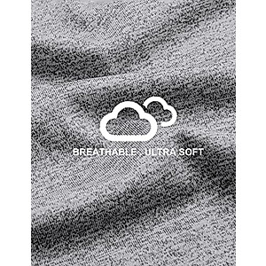 Cestyle Womens Activewear Tops, Teen Girls Raglan Shirt O-Neck Versatile Workout Clothes for Women Shirts to wear with Leggings Running Performance Tunic Daily Wear Grey Large