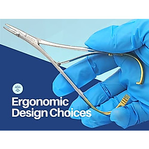 Mathieu Ligature Elastic Placing Pliers 5.5" with Tungsten Carbide Inserts, Separator Placer, Orthodontic Lace Back Tightener ARTMAN Brand