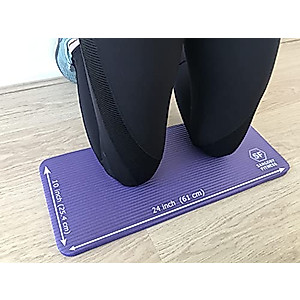 Sargoby Fitness Yoga Knee Pad 0.6 inch Thick Pilates Yoga Knee Pads Cushion to Provide support to knee cushion pilates Elbows Forearms & Wrists Workout Knee Pads