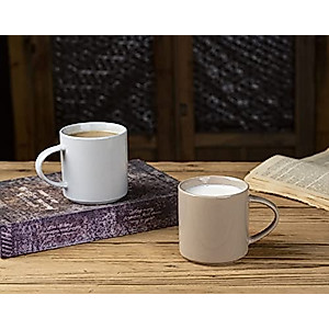 famiware Nebula 4 Pieces Coffee Mug, 12 oz Catering Mugs with Handle for Coffee, Tea, Cocoa, Milk, Multi-color