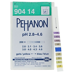 Macherey-Nagel, 90414, Pehanon pH 2.8-4.8, Box of 200 Strip