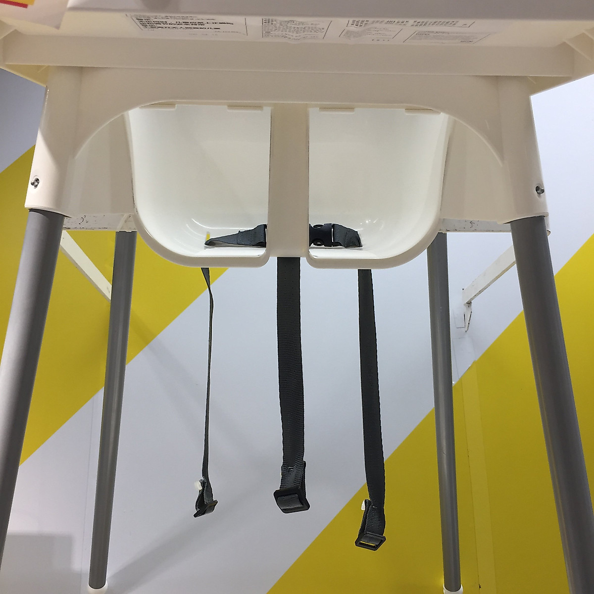 Baby Safety Belt by AT, 3 Point Safety Harness for Baby High Chair Kid Safety Strap for Children HighChair