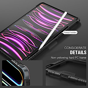 Nillkin iPad 10th Generation Case with Keyboard (10.9", 2022), Detachable Keyboard for iPad 10th Generation with Slide Camera Cover and Multi-Touch Trackpad, Protective Case with Pencil Holder