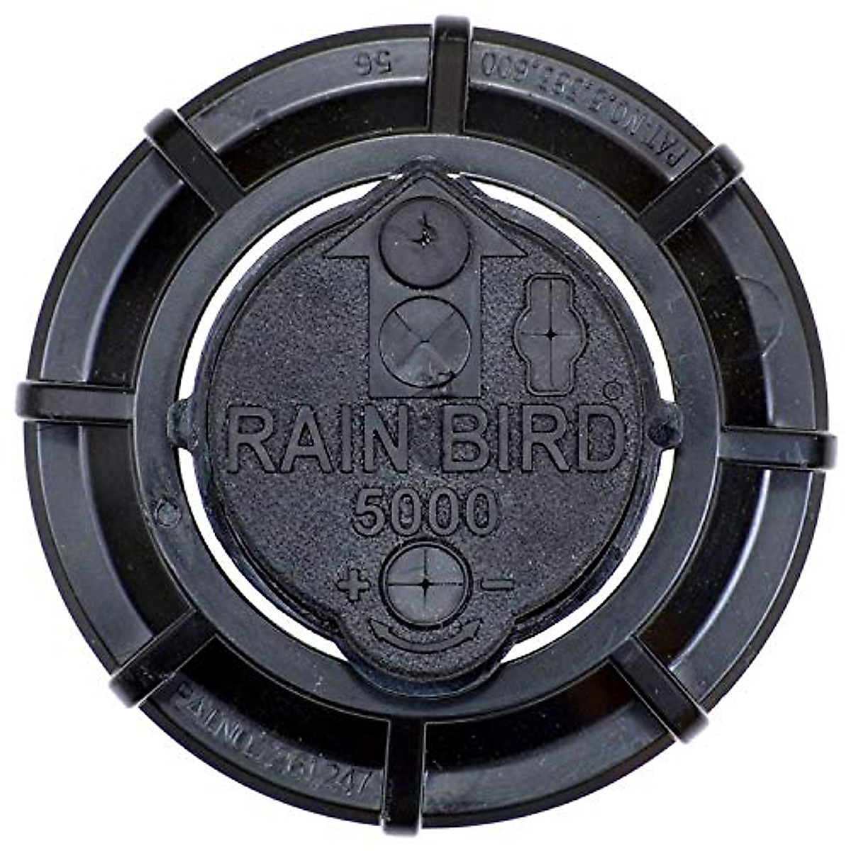 Rain-bird 5000 Series Rotor Sprinkler Head - 5004 PC Model, Adjustable 40-360 Degree Part-Circle, 4 Inch Pop-Up Lawn Sprayer Irrigation System - 25 to 50 Feet Water Spray Distance (Y54007) (2 Pack)