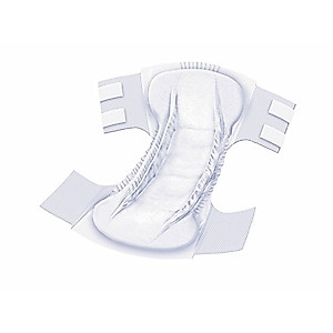 Medline Extended Wear Overnight Adult Briefs with Tabs, Maximum Absorbency Adult Diapers, Large (60 Count)