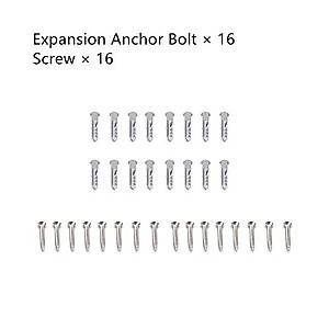 Tiberham Sun Shade Sail Hardware Kit, Heavy Duty Anti-Rust Rectangle/Square Shade Sail Installation for Patio Lawn and Garden (44 Pcs)