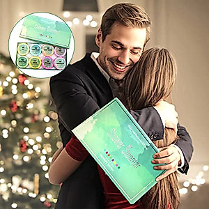 Shower Steamers Aromatherapy Gift Set, Coldairsoap Shower Bombs with Natural Essential Oils, Vaporizing Steam Home SPA Experience, 8 Smells for Self Care and Shower Steamer Halloween Christmas Gifts