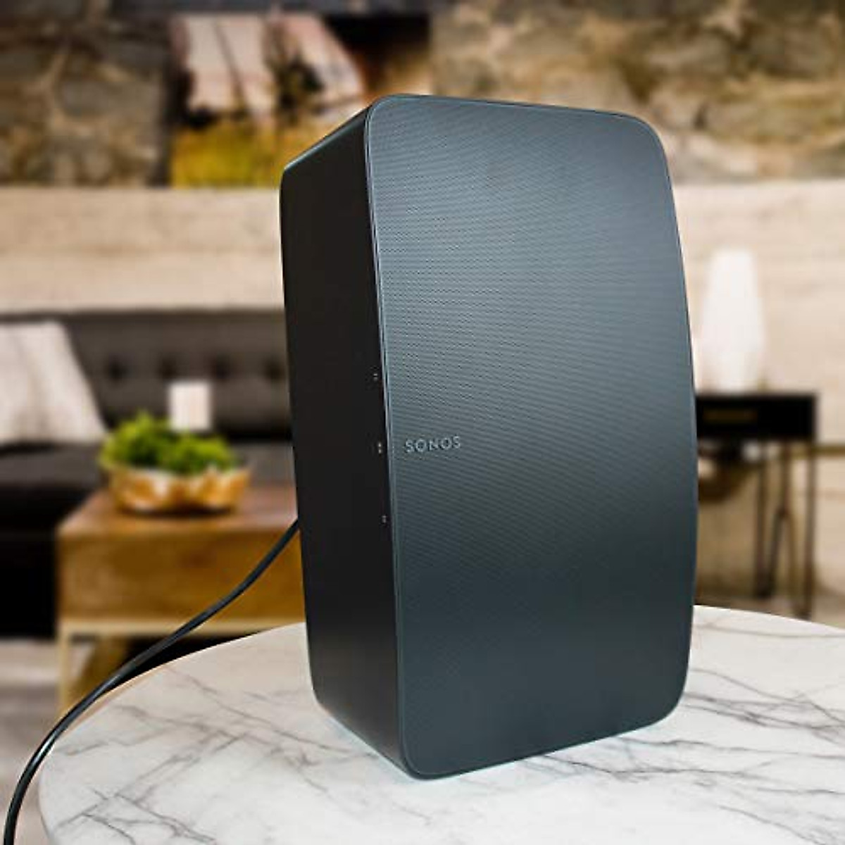 Vebner 20-Foot Power Cord Compatible with Sonos Five, Sonos Play 5, Sonos Beam, Sonos Arc, Sonos Amp, Sonos Playbase, Sonos Sub Gen 3 and Sonos Sub Mini - 2-Pack (Black)