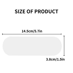 Self Adhesive Strips, Paper Towel Holder Replaces Stickers, Stainless Steel Paper Towels Holder Replace Stickers,Paper Towel Holder Under Cabinet, Compatible with DR Catch, 5.7*1.5inch(2-Pack)