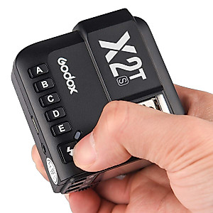 Godox X2T-S TTL Wireless Trigger, 1/8000s High-Speed Sync 2.4G TTL Transmitter, Compatible with Sony DSLR (X2T-S)