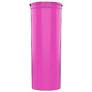 60 Dram CR Plastic Packaging Pop Top Containers - Child Resistant Travel Holder Vial Bottles - 75 qty (Pink)