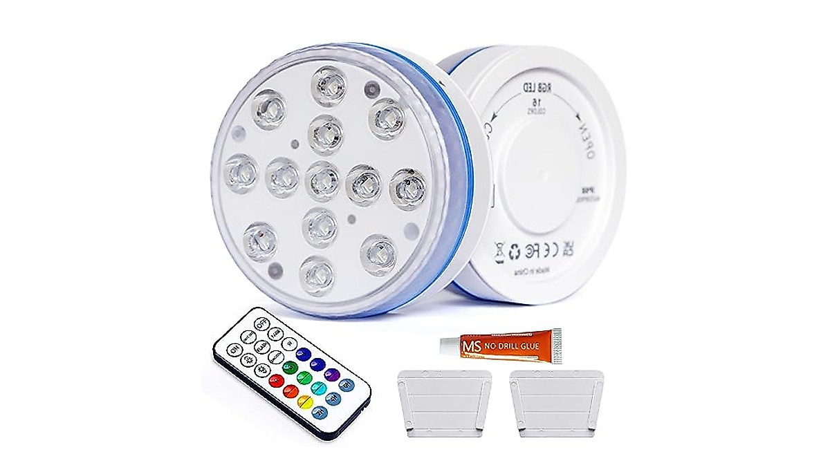 Sunyel Submersible LED Pool Lights - Color Changing Design